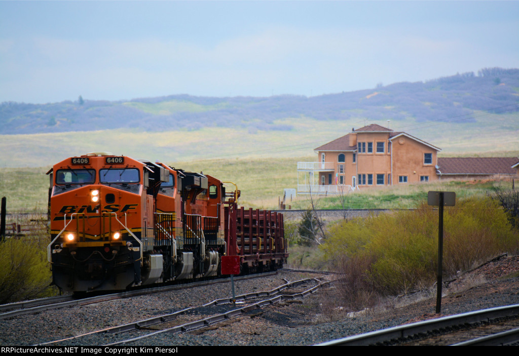 BNSF 6406 Rail Train